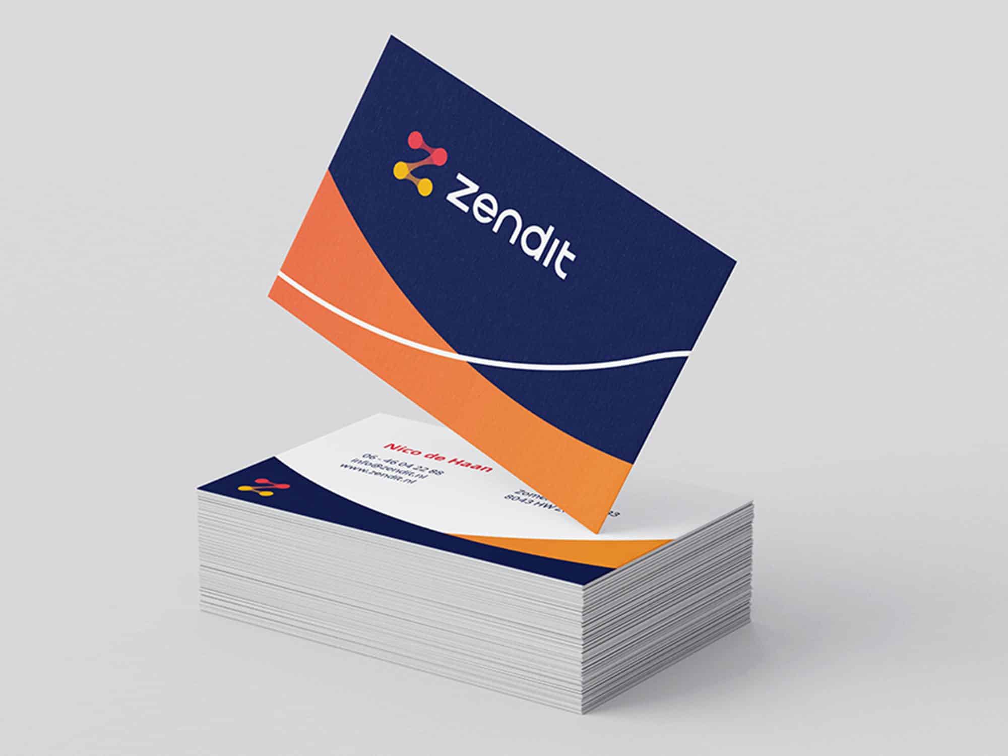 Logo- en huisstijl ontwikkeling - Zendit - VORMSHOP